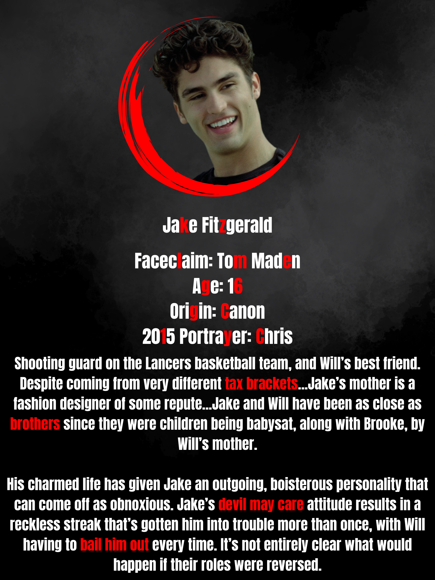 11. Jake Fitzgerald- Vol. I – The Scream Roleplay Universe